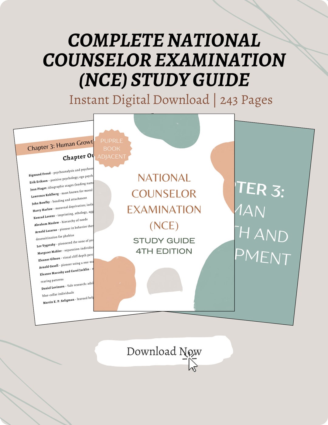 Full National Counselor Examination (NCE) Study Guide | 243 Pages ...