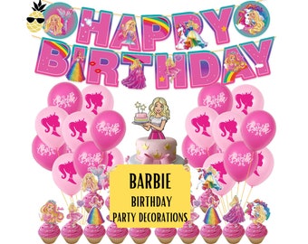 Barbie Banner - Etsy