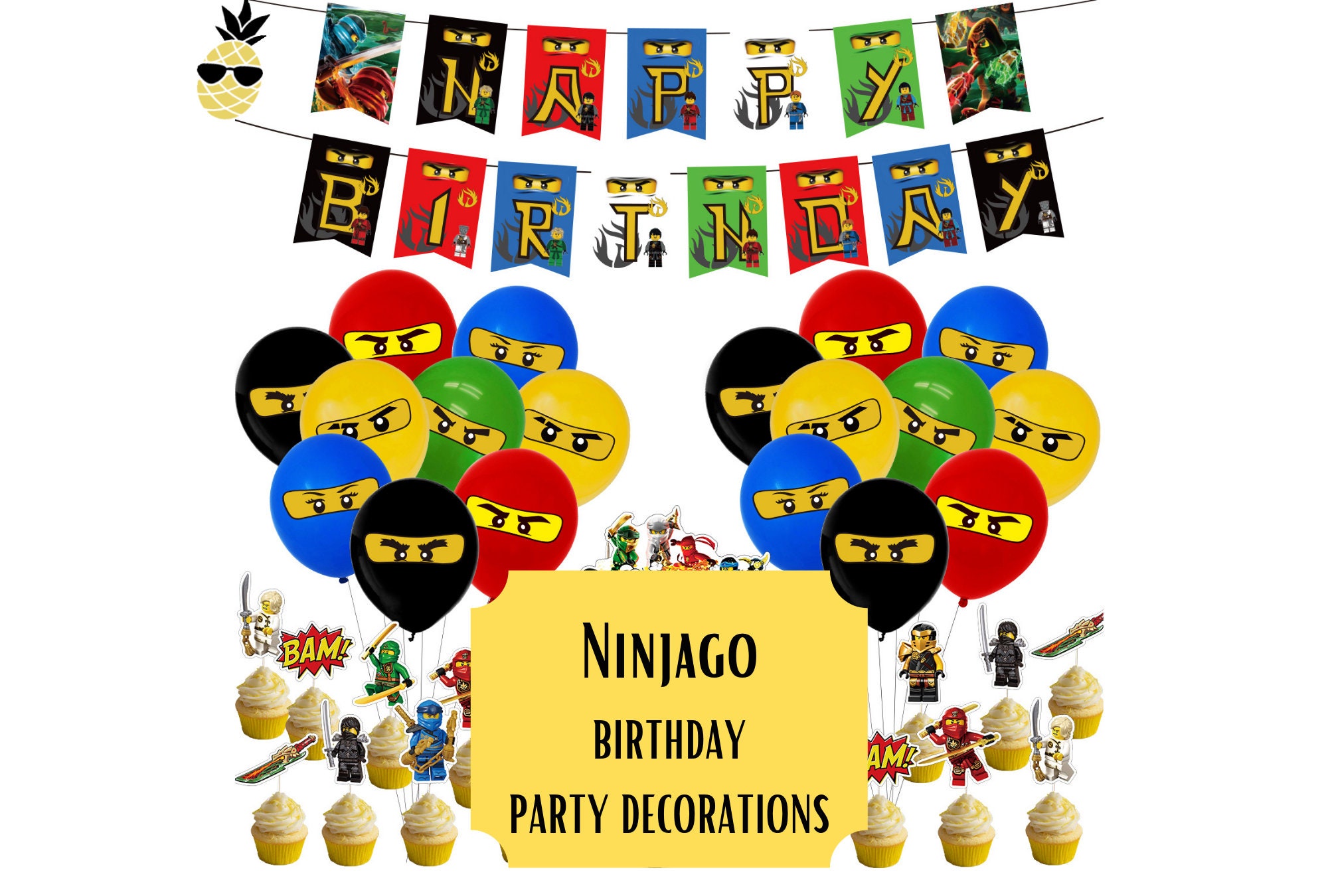 Ninjago Party Decorations