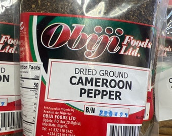 Grounded Cameroon Pepper Spice 100% Authentic 250g8oz - Etsy