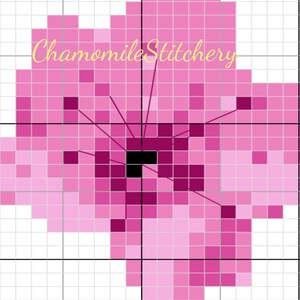 Cherry Blossom Cross Stitch Pattern - Etsy