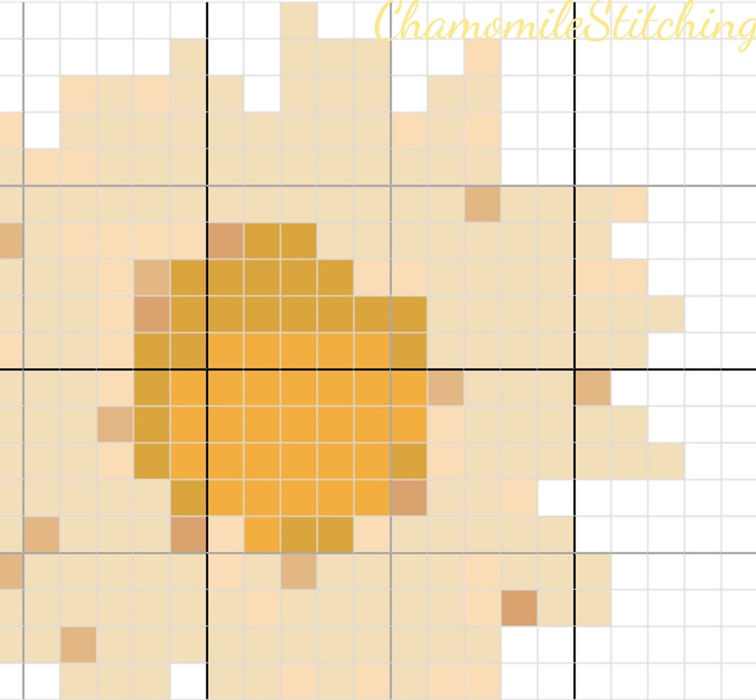 Chamomile Cross Stitch Pattern - Etsy