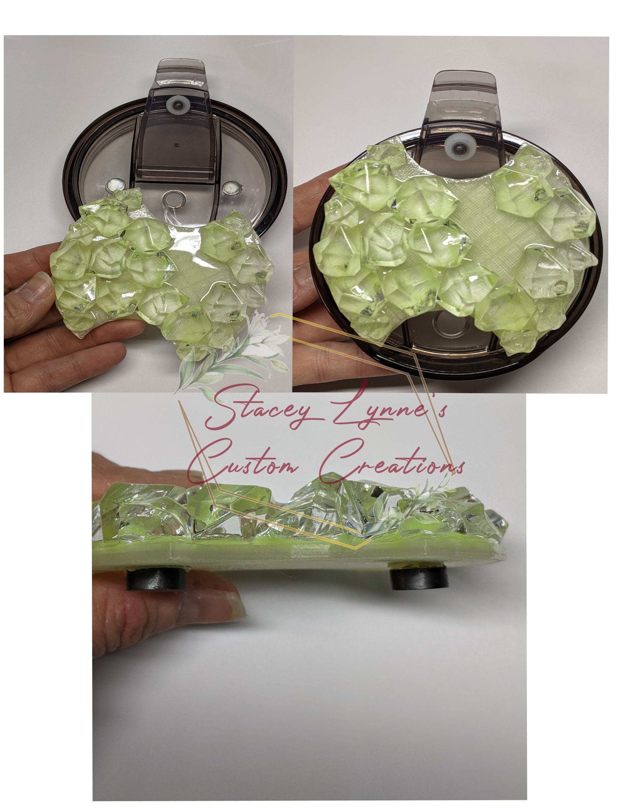 Tumbler Ice Topper 3D Printed Base | Removable Ice Topper | Multiple ...