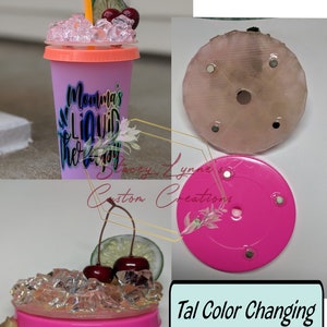 Tumbler Ice Topper 3D Printed Base | Removable Ice Topper | Multiple ...