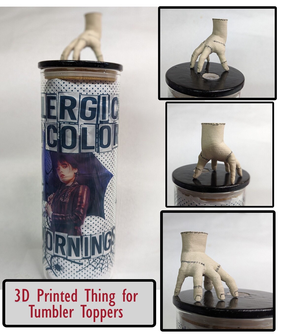 3D Printed Thing for Tumbler Topper - Etsy