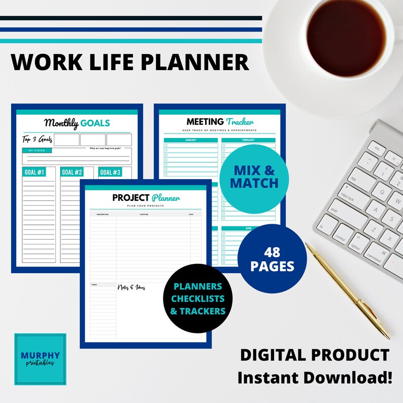 work-life-balance-planner-printable-planner-pages-daily-etsy-italia