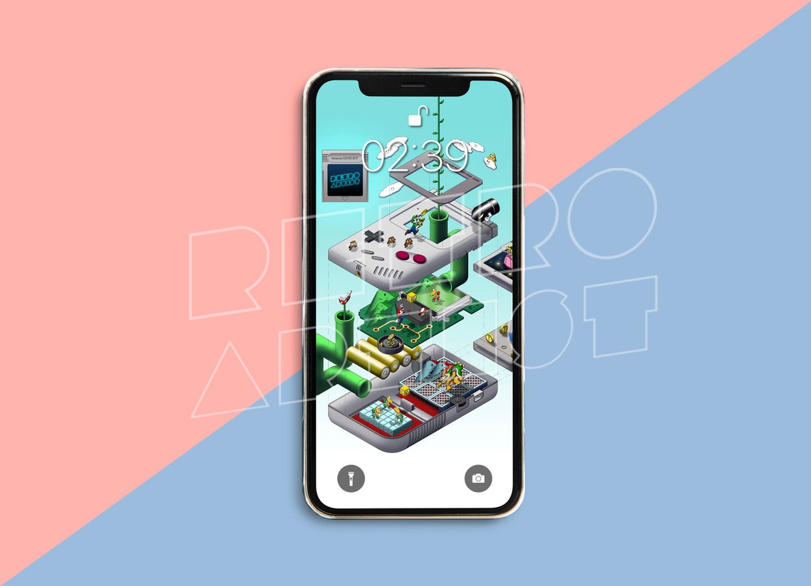 Game Boy Inspired Technical Drawing Artwork Print at Home. - Etsy UK