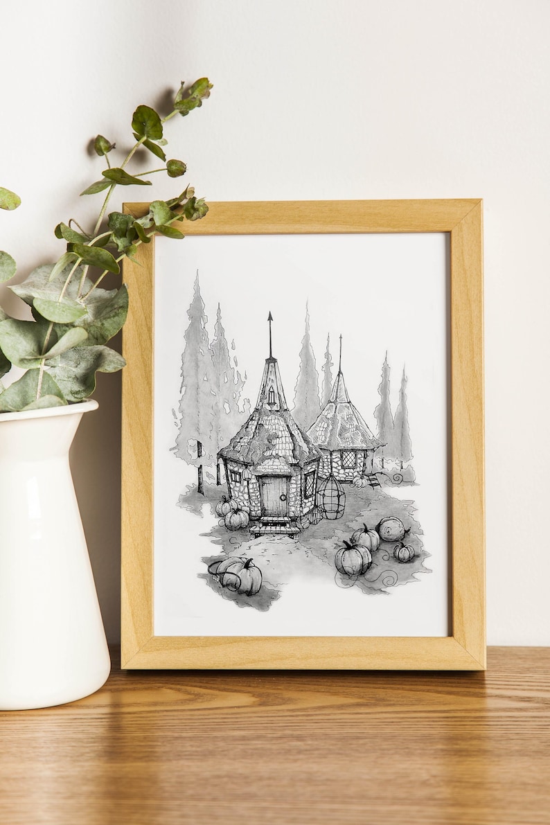 Hagrid's Hut - Home of the Keeper of Keys! - Etsy