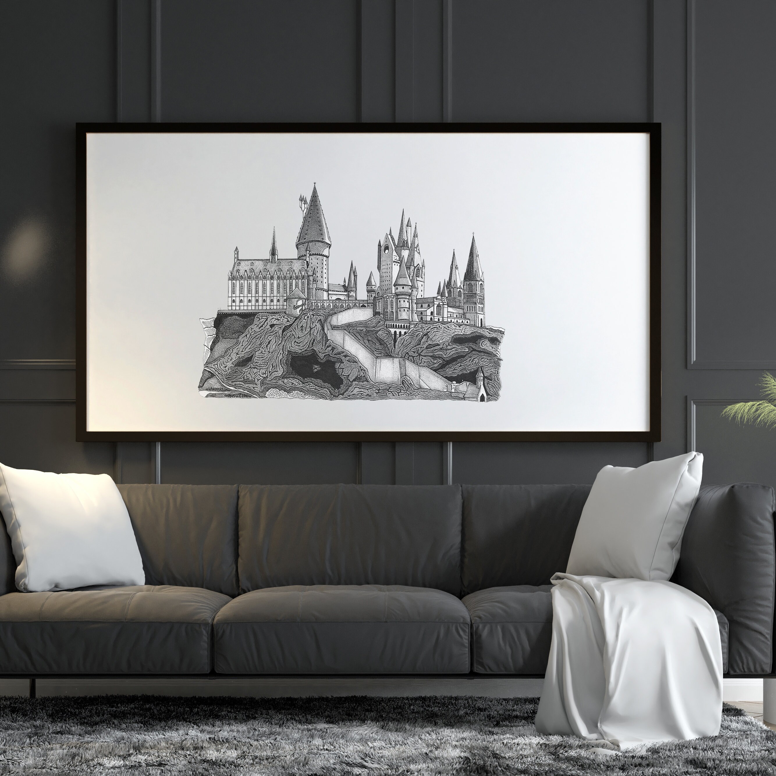 Magic Castle Printable Magic School Castle Magic Castle | Etsy