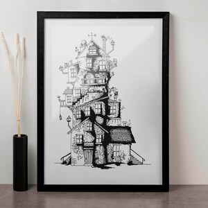 The Burrow Print the Burrow Drawing the Burrow Illustration the Burrow ...