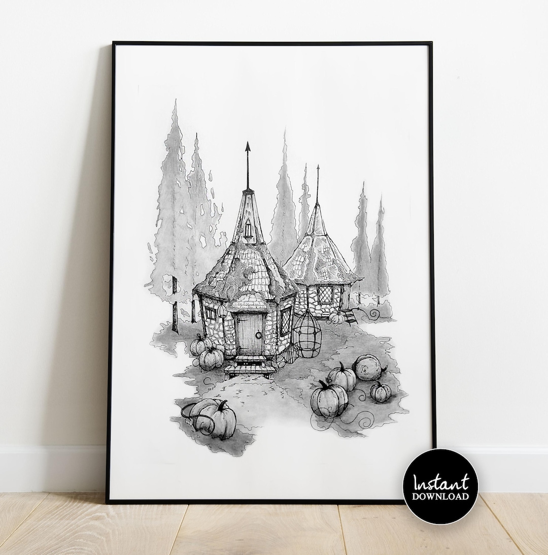 Hagrid's Hut - Home of the Keeper of Keys! - Etsy