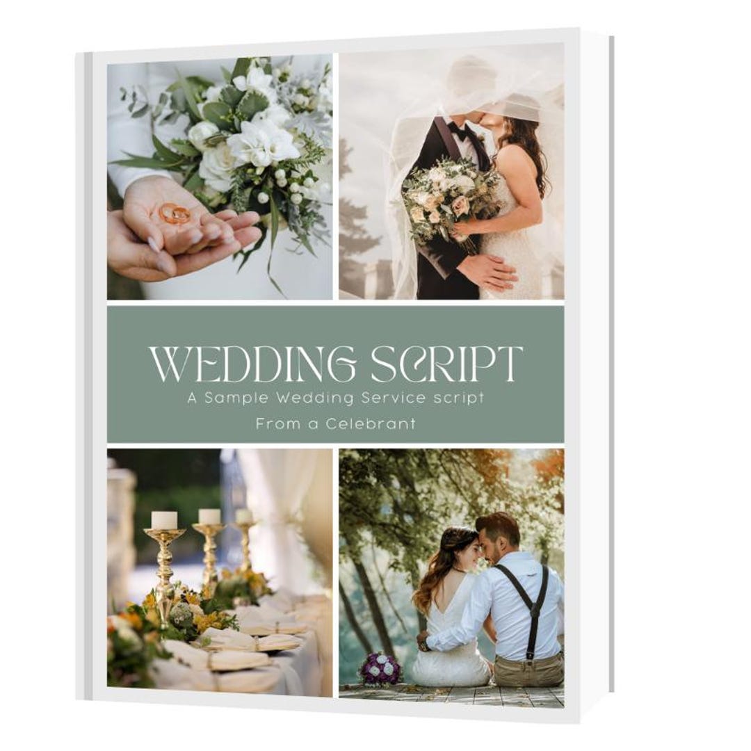 Sample Wedding Ceremony Script for Couples/celebrants Customizable ...