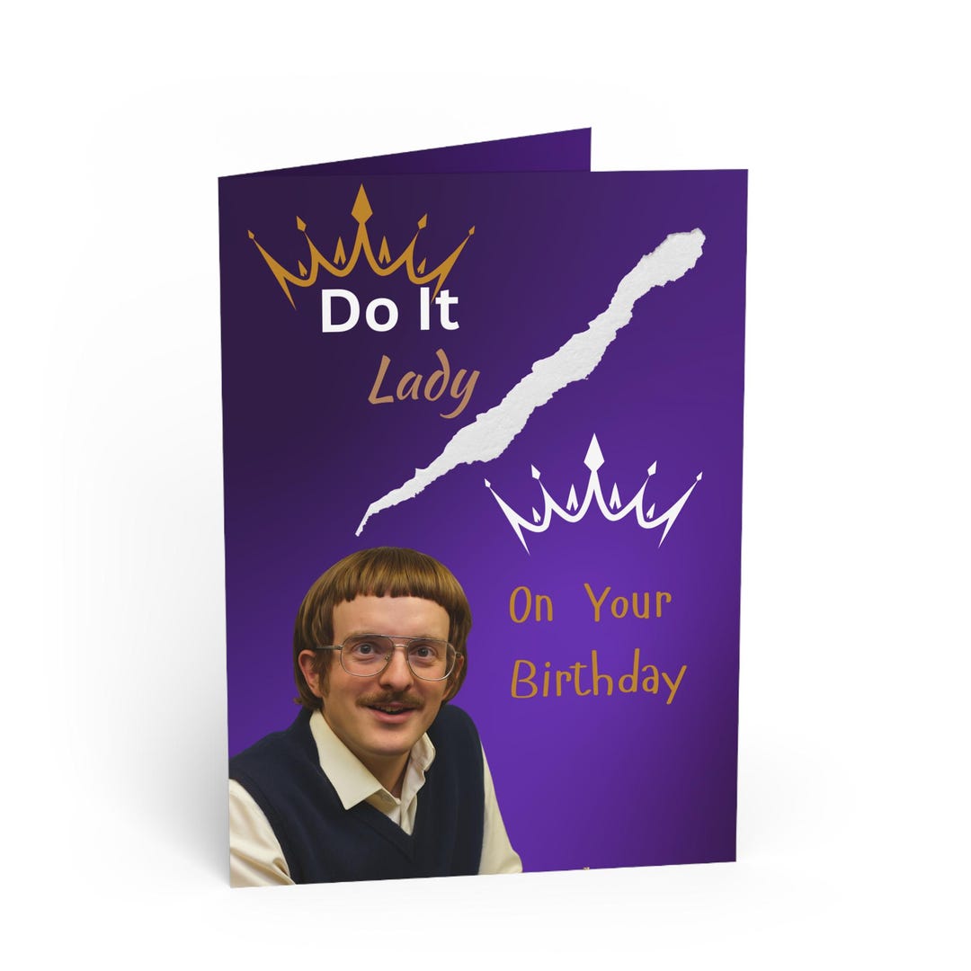 Do It Lady | Chit Birthday Card | Do It Lady Greeting Card - Etsy New ...