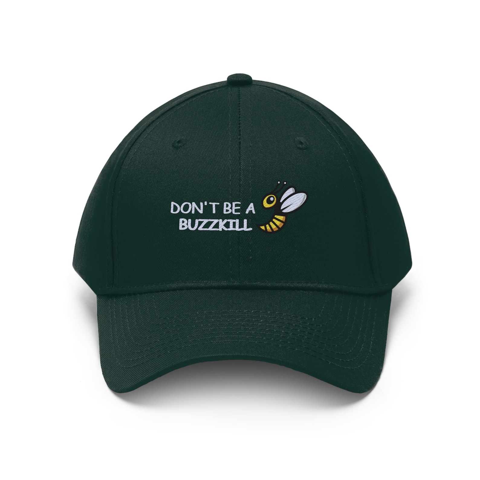 Don't Be a Buzzkill, Unisex Twill Hat, Beekeeper, Beekeeping, Buzz ...