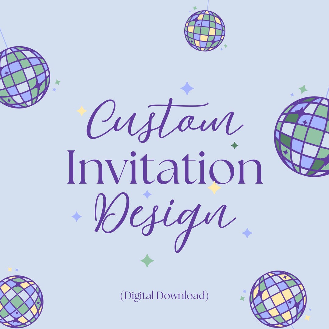 Custom Invitation for Birthday, Event, Wedding, Baby Shower, Create ...