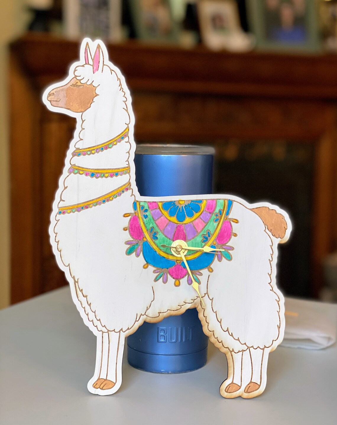 Llama Clock Living on llama Time - Etsy