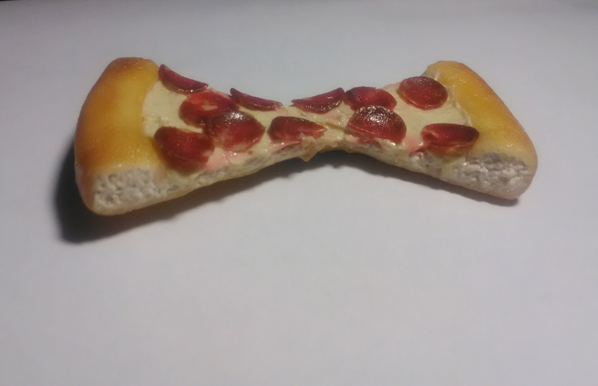Pepperoni Pizza Clip on Bow Tie - Etsy