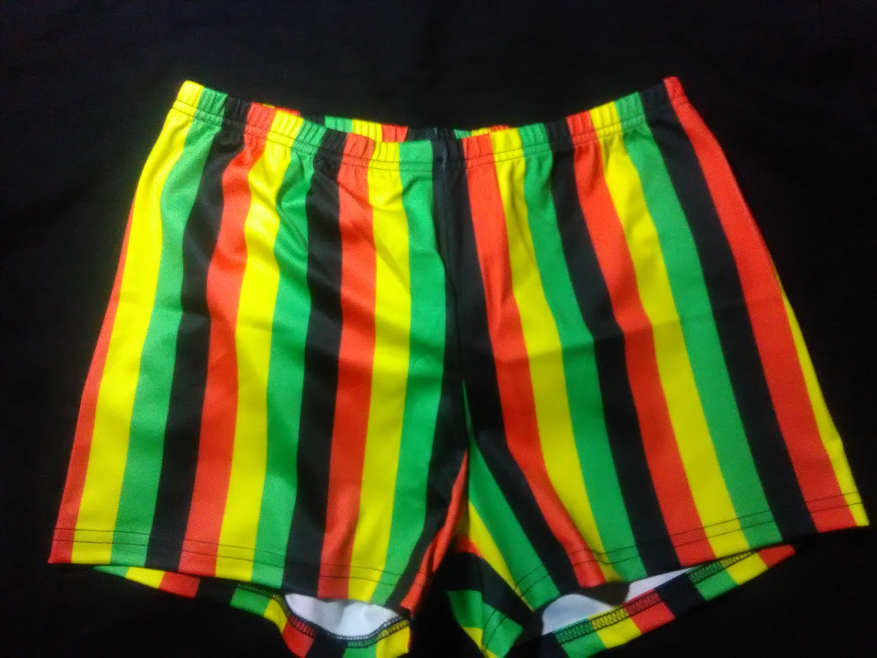 Jamaican Flag OR Striped rasta Colours Shorts - Etsy
