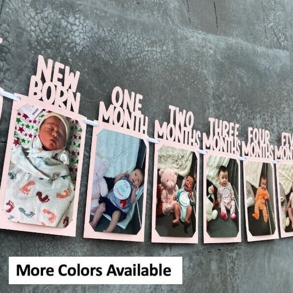 12 Month Banner - Etsy