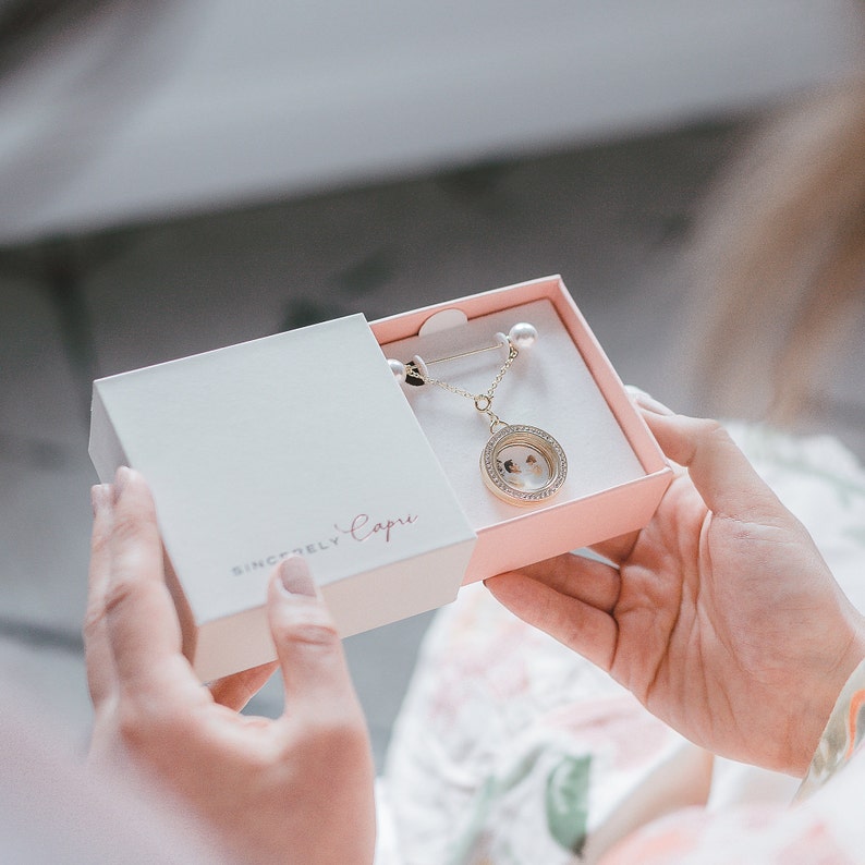 Personalized Locket Bride Gift Customized Laser Engraving | Etsy