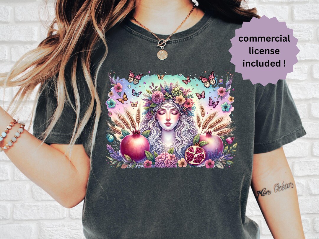 Persephone PNG Persephone Greek Goddess Sublimation Designs Persephone ...