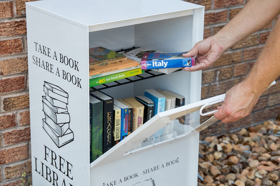 The Librarybox / Community Book Share Box - Etsy