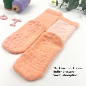 Custom Pilates Socks With Text,logo,sport Slips Socks,women Yoga ...