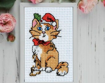 Primitive Christmas Cross Stitch Pattern Pdf Download - Etsy