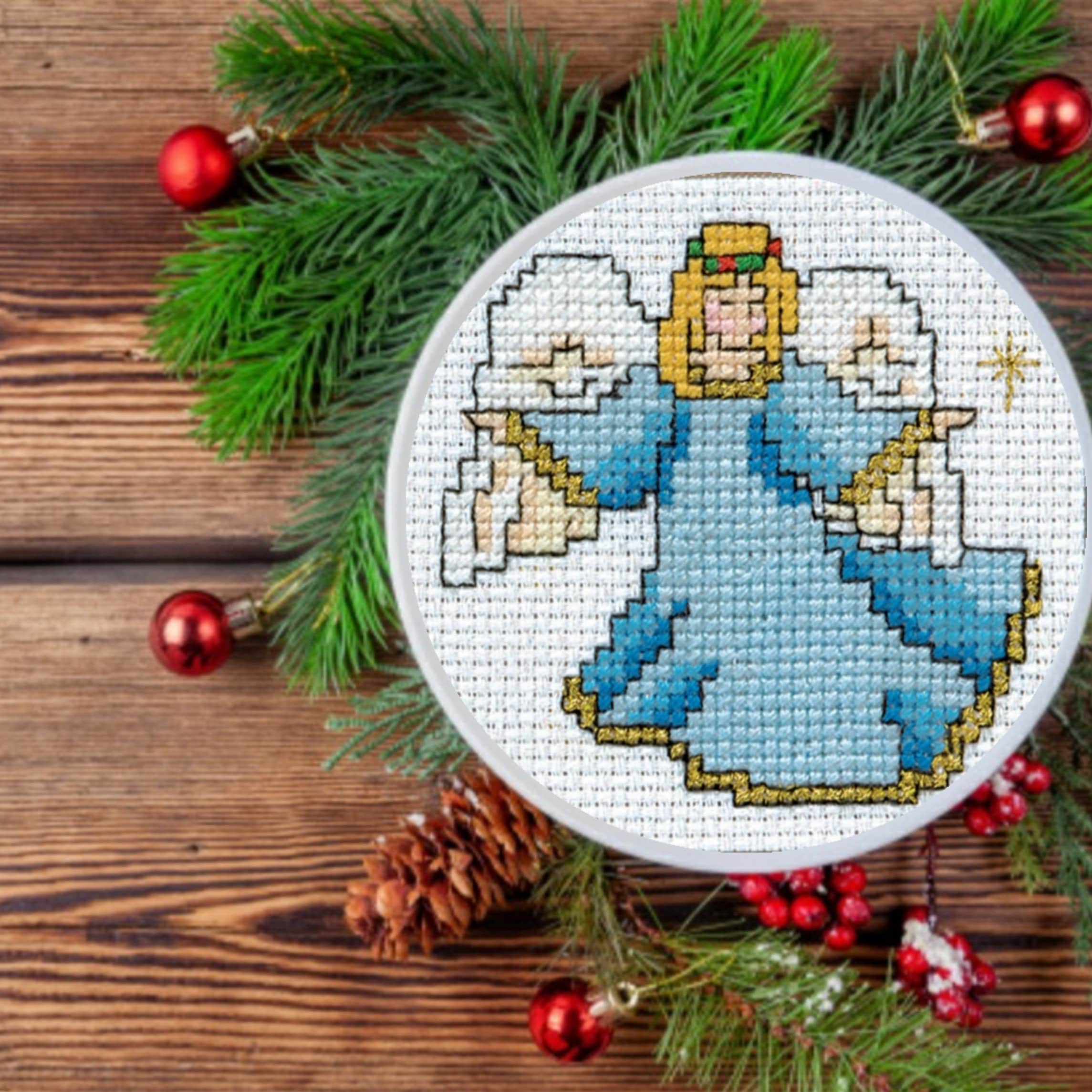 Christmas Angel Cross Stitch Pattern PDF Download (Instant Download) - Etsy