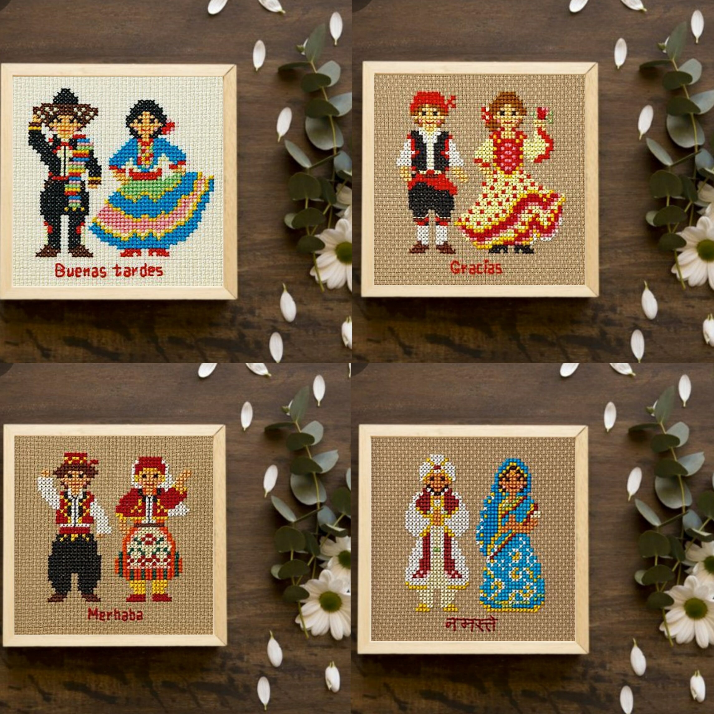 Turkish Couple, People Around the World Cross Stitch Pattern PDF ...