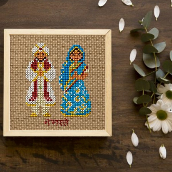 Indian Cross Stitch - Etsy