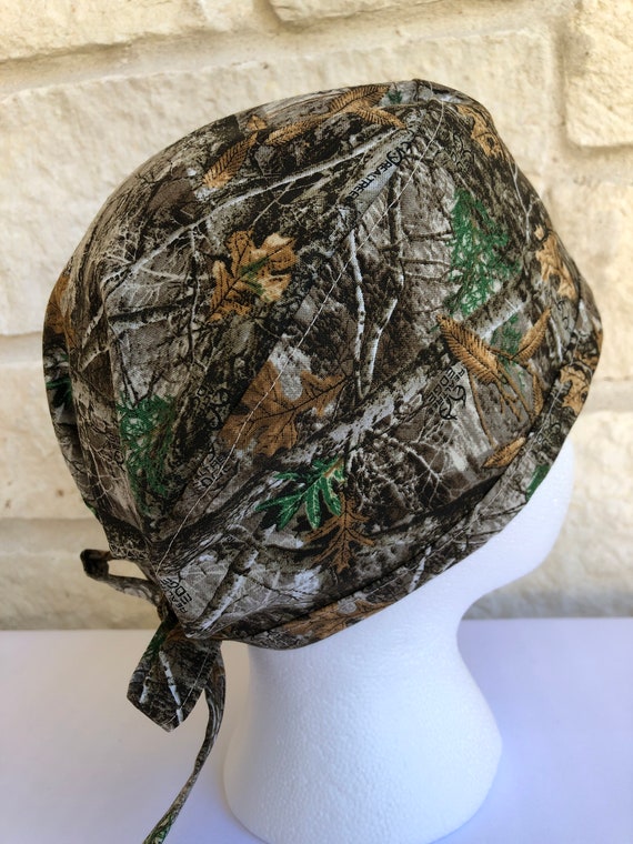 Camo Scrub Cap Camouflage Surgical Cap Doctor Dentist - Etsy