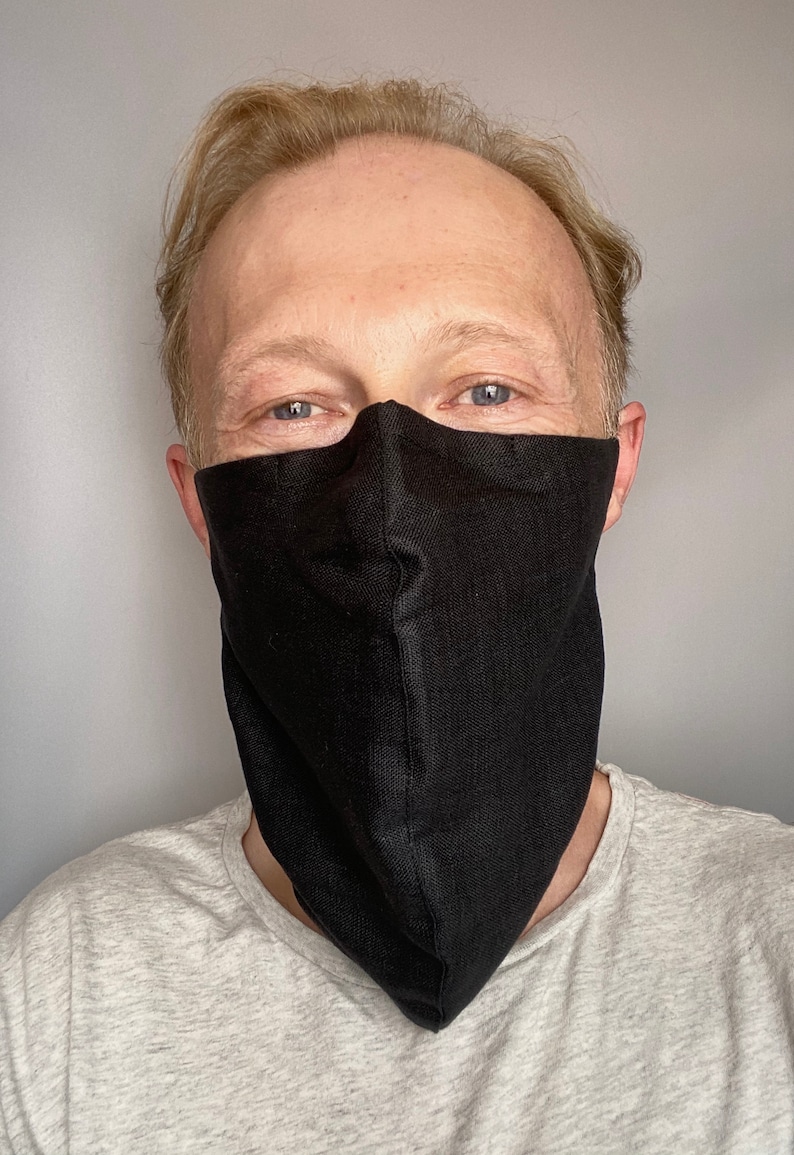 Reusable Face Mask with room for BEARD 3 Lengths Filter | Etsy