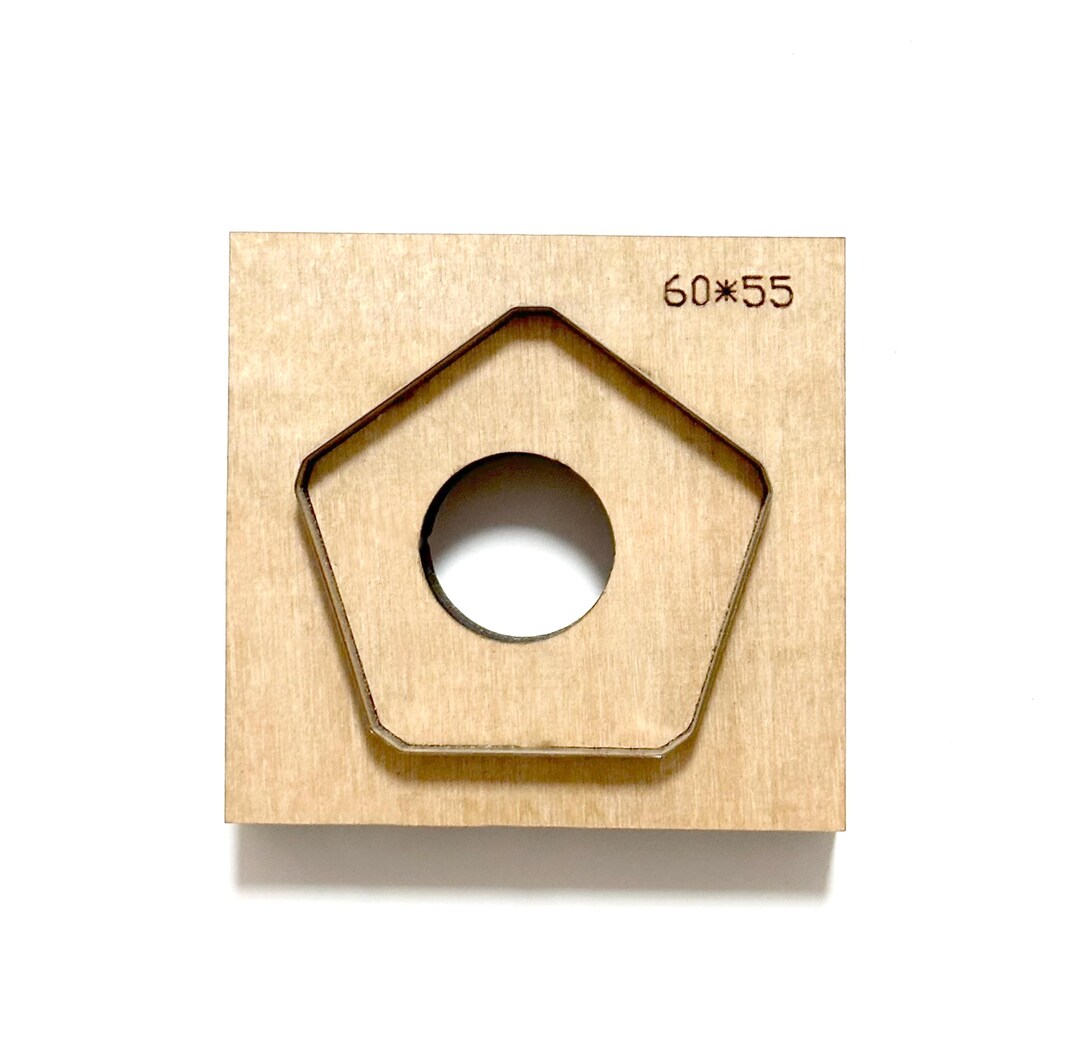 Custom Pentagon Die Cut Hexagon Steel Rule Metal Die Cutter Leather ...