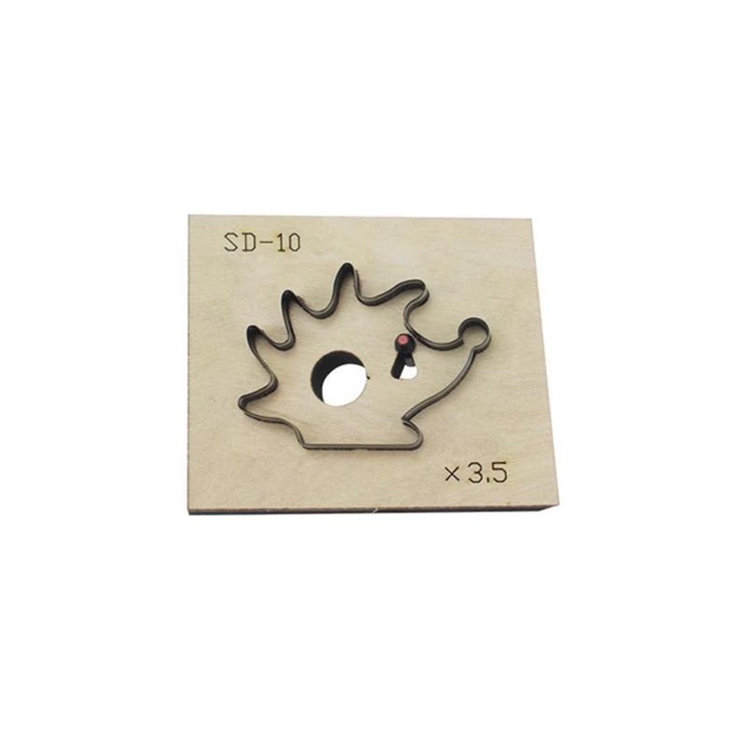 Hedgehog Leather Die Cutting, Steel Rule Metal Die Cutter, Leather ...