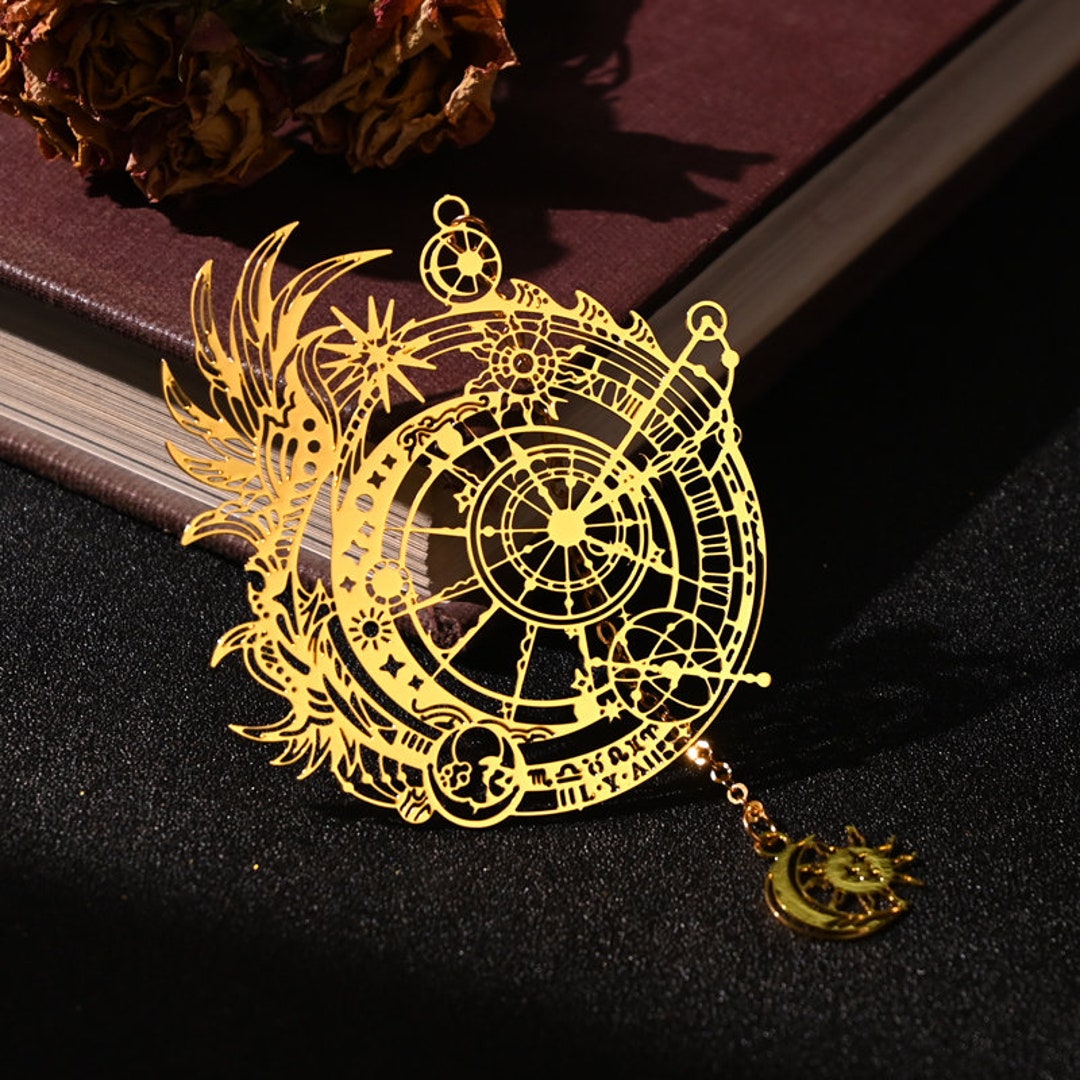 Ready to Ship-cosmic Planet Bookmark/custom Brass Bookmark/exquisite ...
