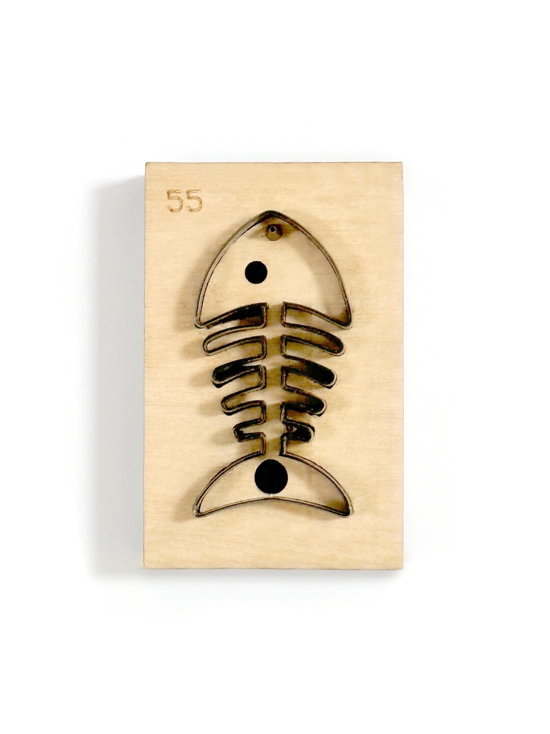 Leather Skeleton Fish Cutting Die, Fish Bone Steel Rule Metal Die ...
