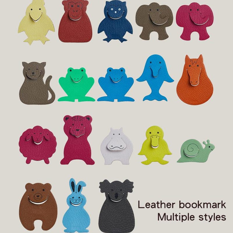Animal Shaped Book Marks - Etsy