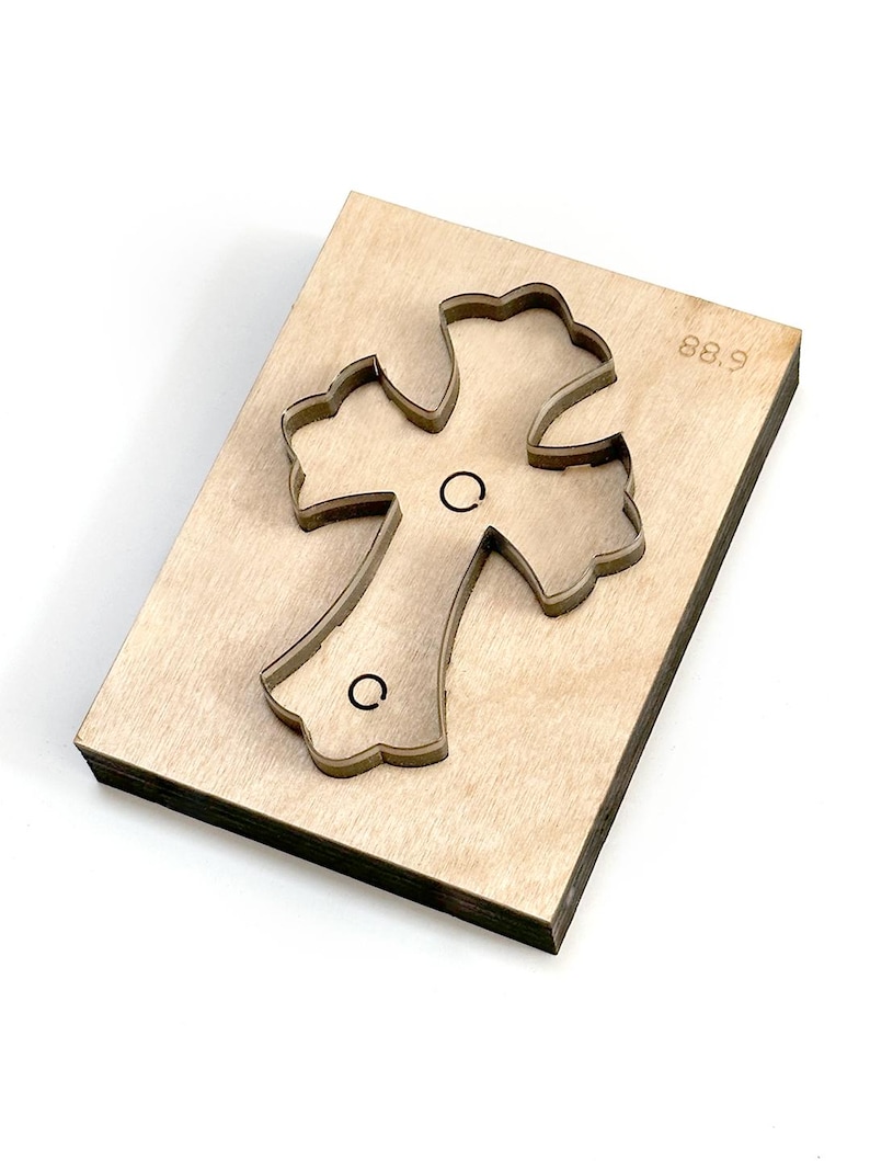 Cross Shape Custom Leather Cutting Die, Cross Steel Rule Metal Die ...