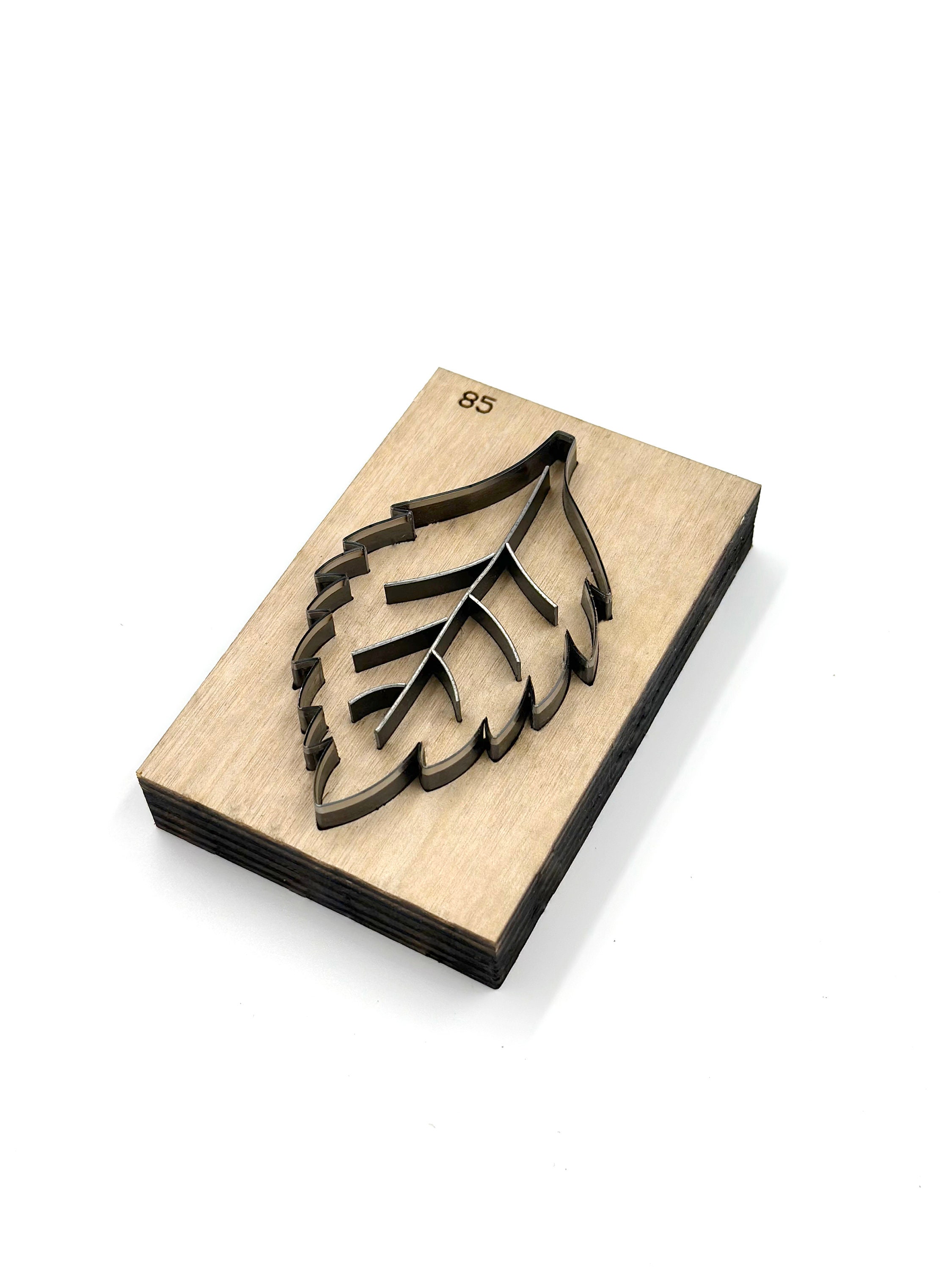 Leaf Leather Cutting Die, Steel Rule Metal Die Cutter, Leather Crafts ...