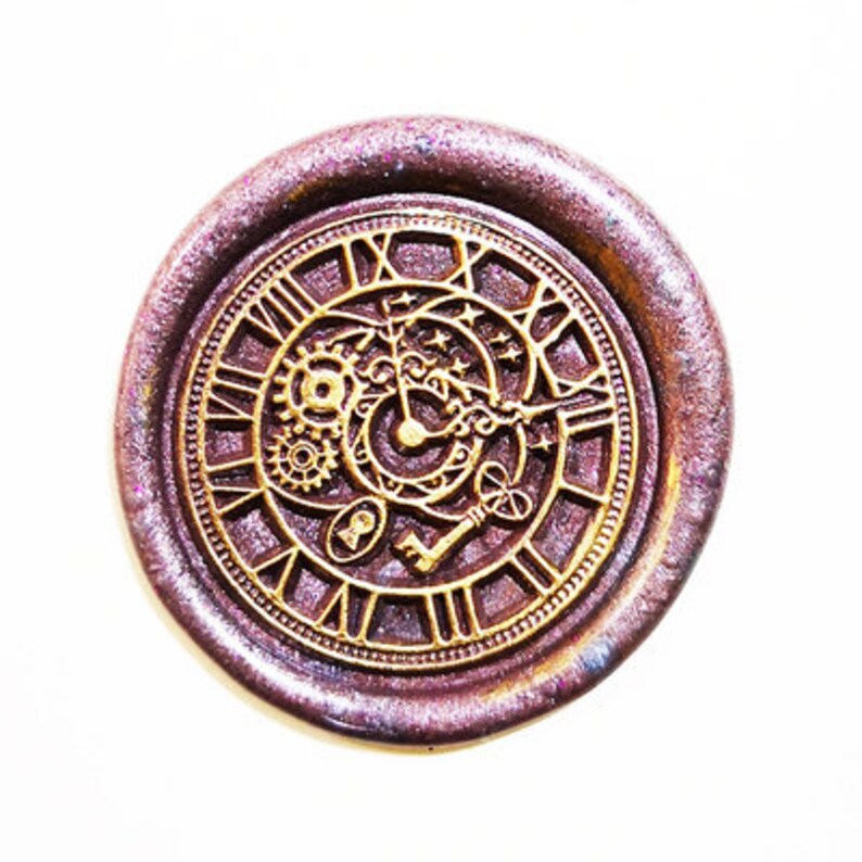 Mechanical Clock Wax Sealing Stamp / Logo Wax Stamp /custom | Etsy