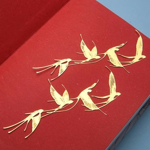 Swallow Brass Bookmark/animal Metal Bookmark/brass Bookmark/handmade ...
