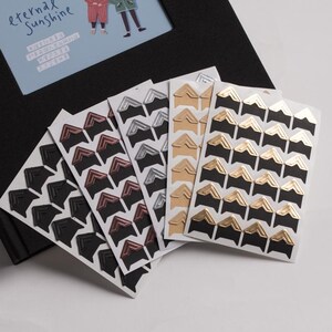 17 Color Photo Corner Self-adhesive 24 Pieces/sheet / DIY Scrapbook ...