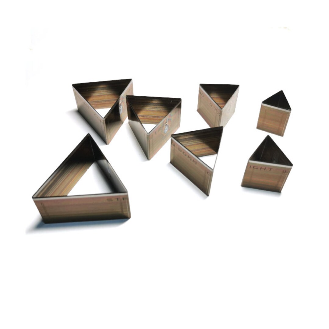 Custam Triangle Leather Woodless Cutting Die,steel Rule Metal Die ...