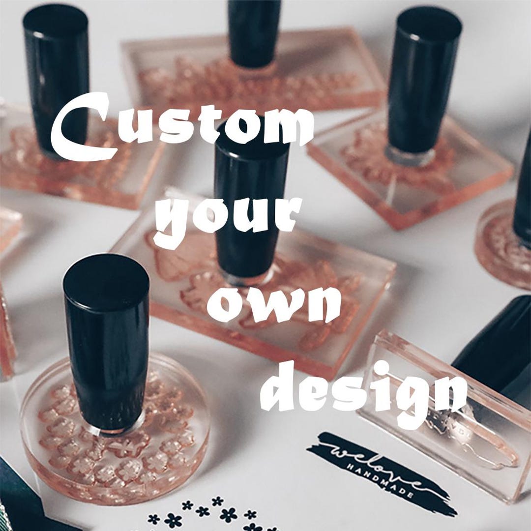 Custom Engraved Transparent Acrylic Stamp, Multi Size/design, Wedding ...