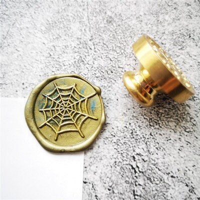 Spider Web Wax Sealing Stamp / Logo Wax Stamp /custom Wedding - Etsy