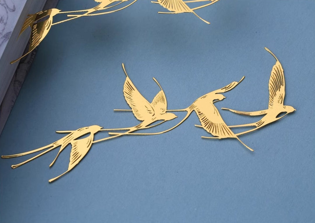Swallow Brass Bookmark/animal Metal Bookmark/brass Bookmark/metal ...