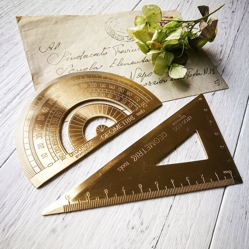 Brass Ruler/brass Vernier Ruler/brass Whistle/brass | Etsy