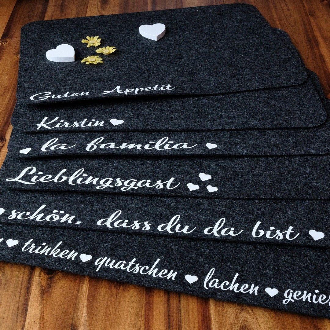 Placemat With Name/placemat Personalized/placemat Personalized ...