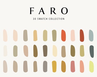 Iceland 30 Swatch Digital Color Palette - Etsy